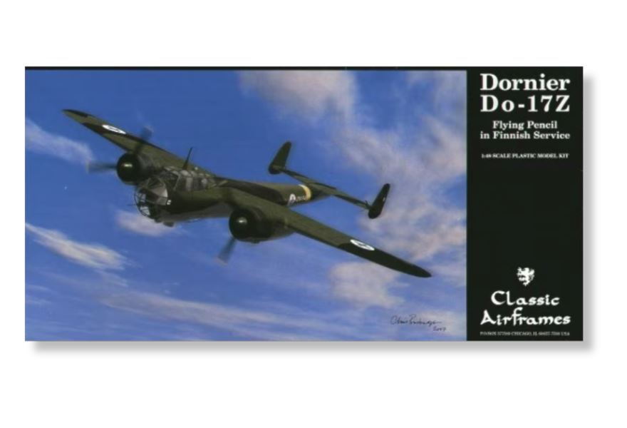 Classic Airframes Dornier Do-17Z 1/48 Canopy & Wheel Paint Masks, Kit – Kit Masx